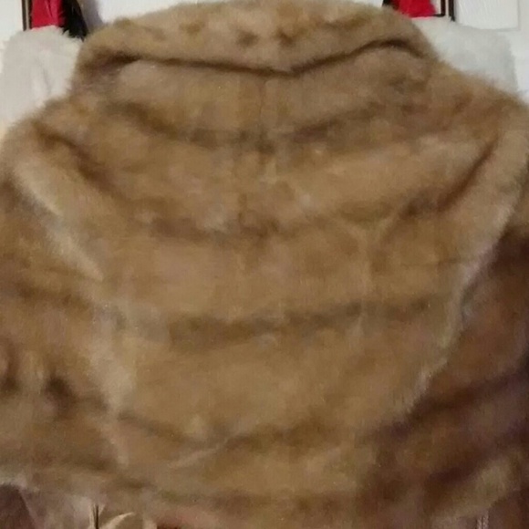 Glenoit | Jackets & Coats | Vintage Glenoit Blonde Faux Fur Cape Wrap ...